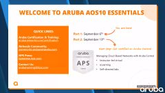 Aruba AOS10 Essentials